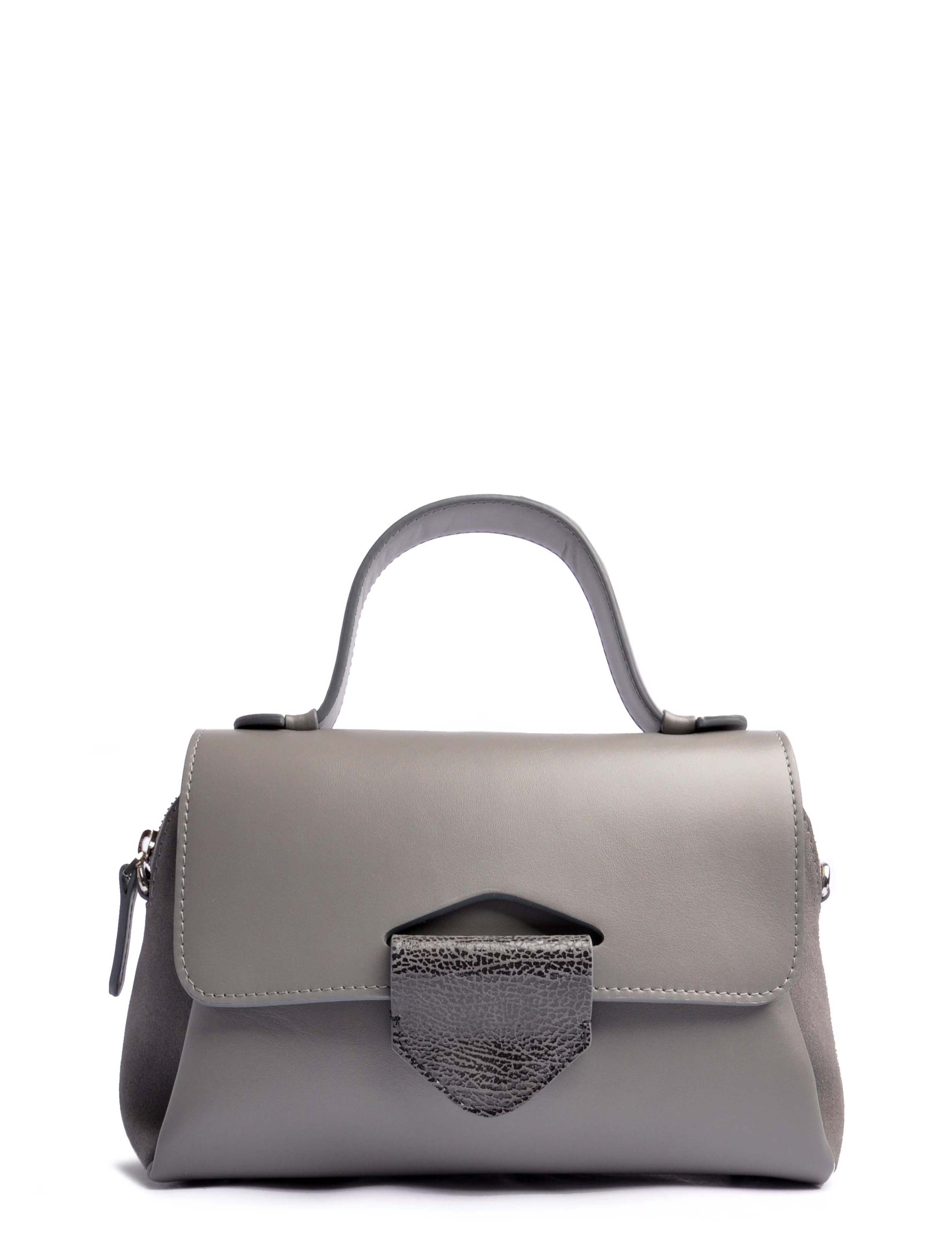 ARROW . TOTE SMALL . Grey Calfskin . Handcrafted In Our Studio ...